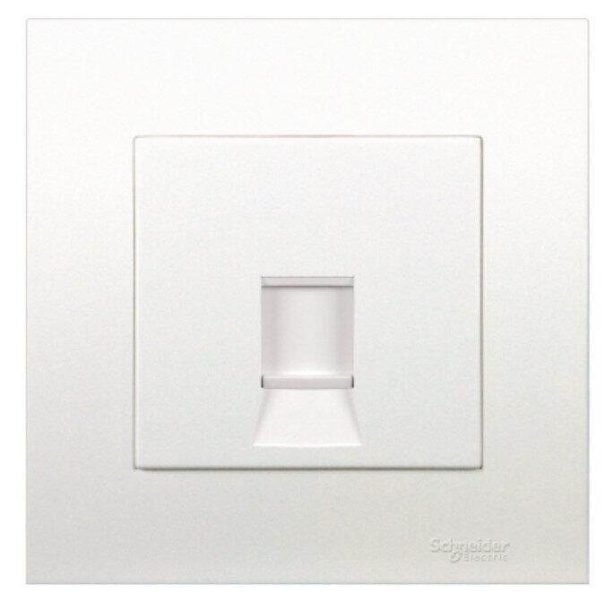 KB31RJ6 - 1 Gang Category 6 Data Outlet with Shutter - Flux Energy