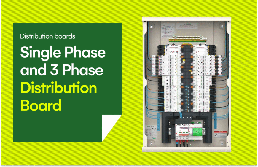 3 Phase Distribution Board and Single Phase Distribution Board